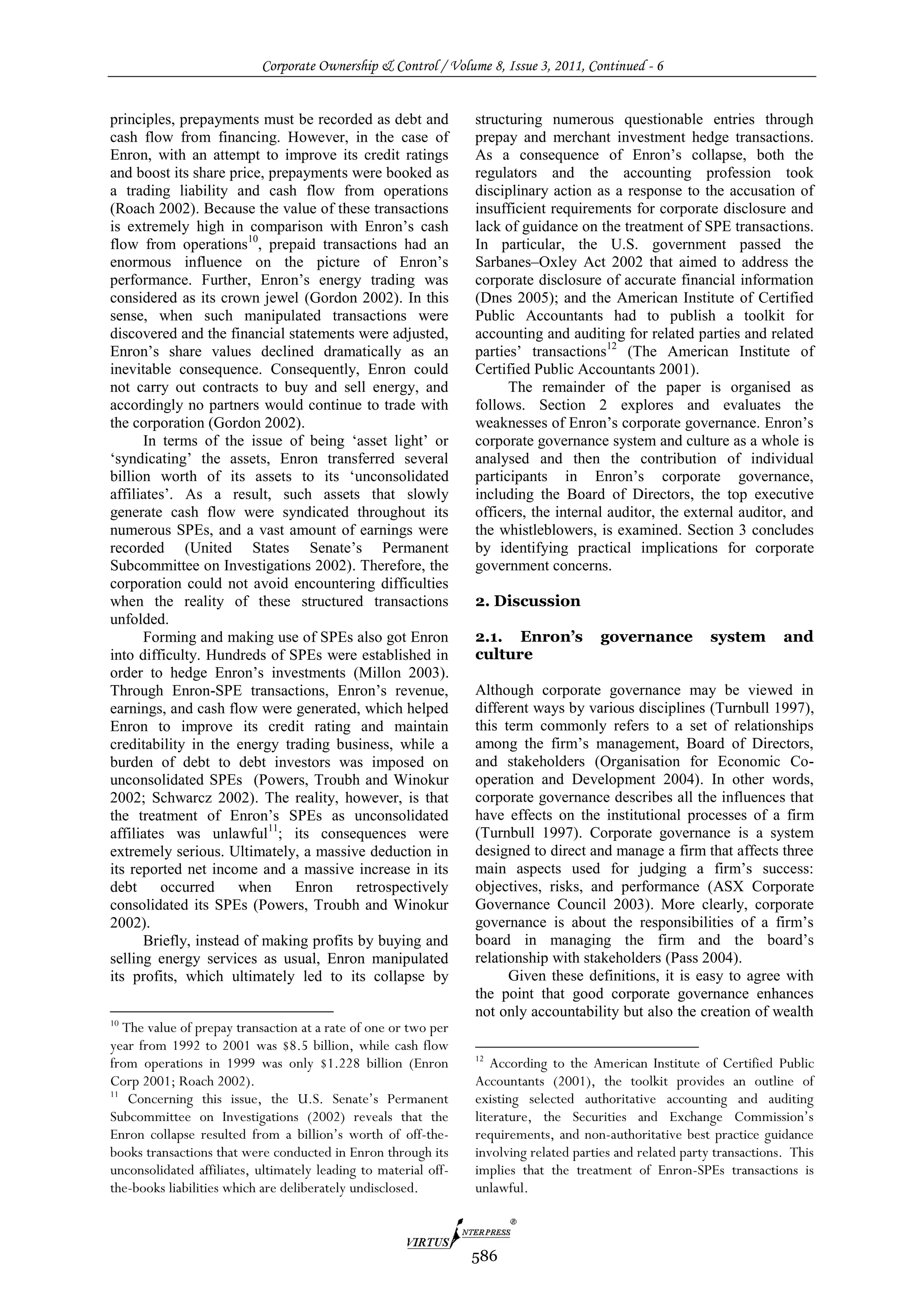 Enron case study | PDF | Stocks and Bonds | Personal Investing