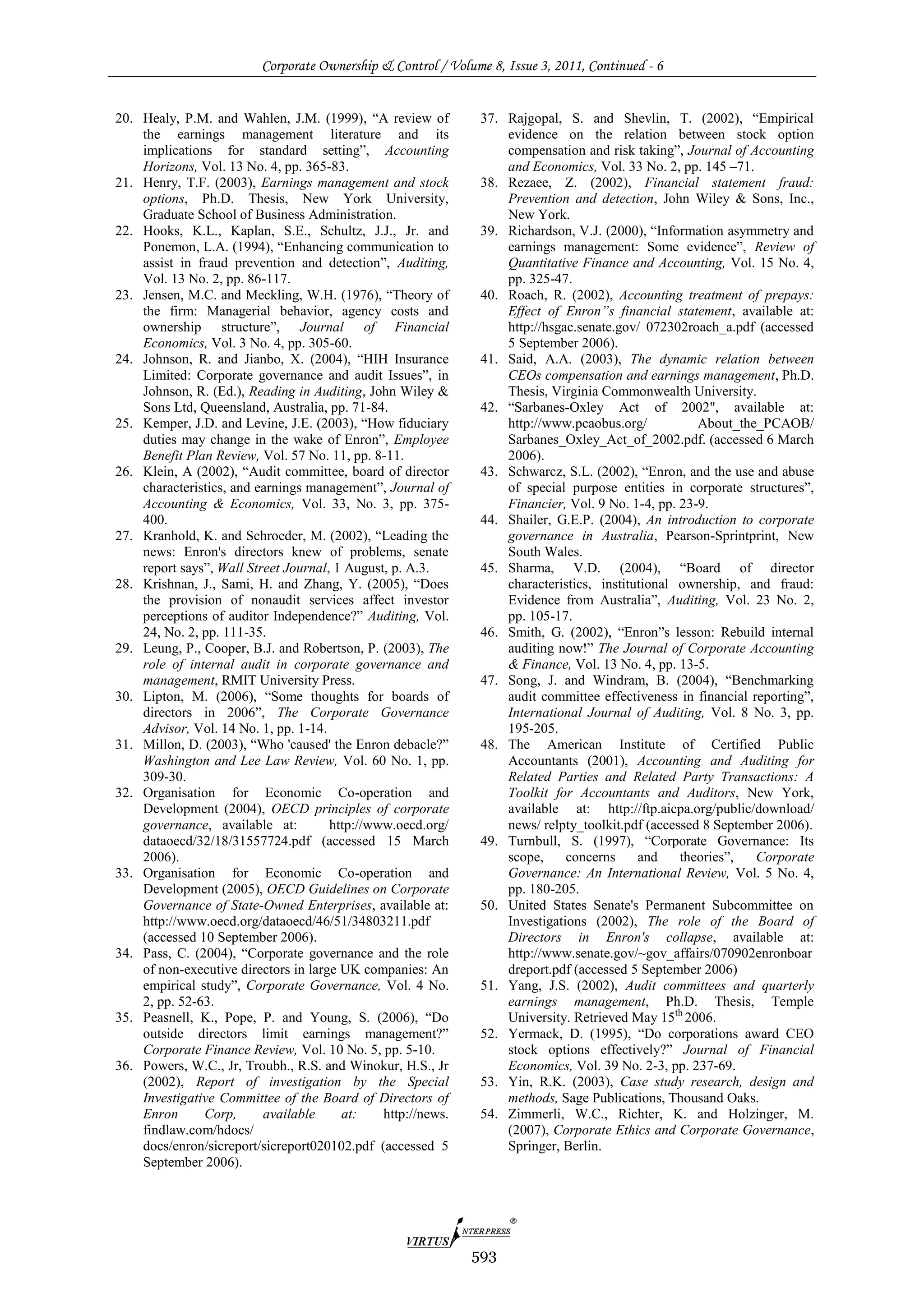 Enron case study | PDF