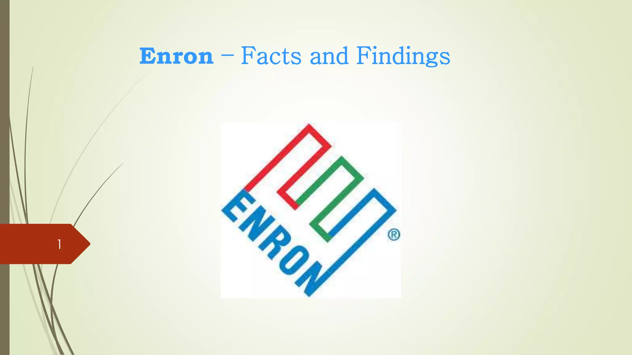 What Happened with Enron | PPTX