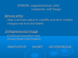 Enron pack | PPT | Business | Business and Finance
