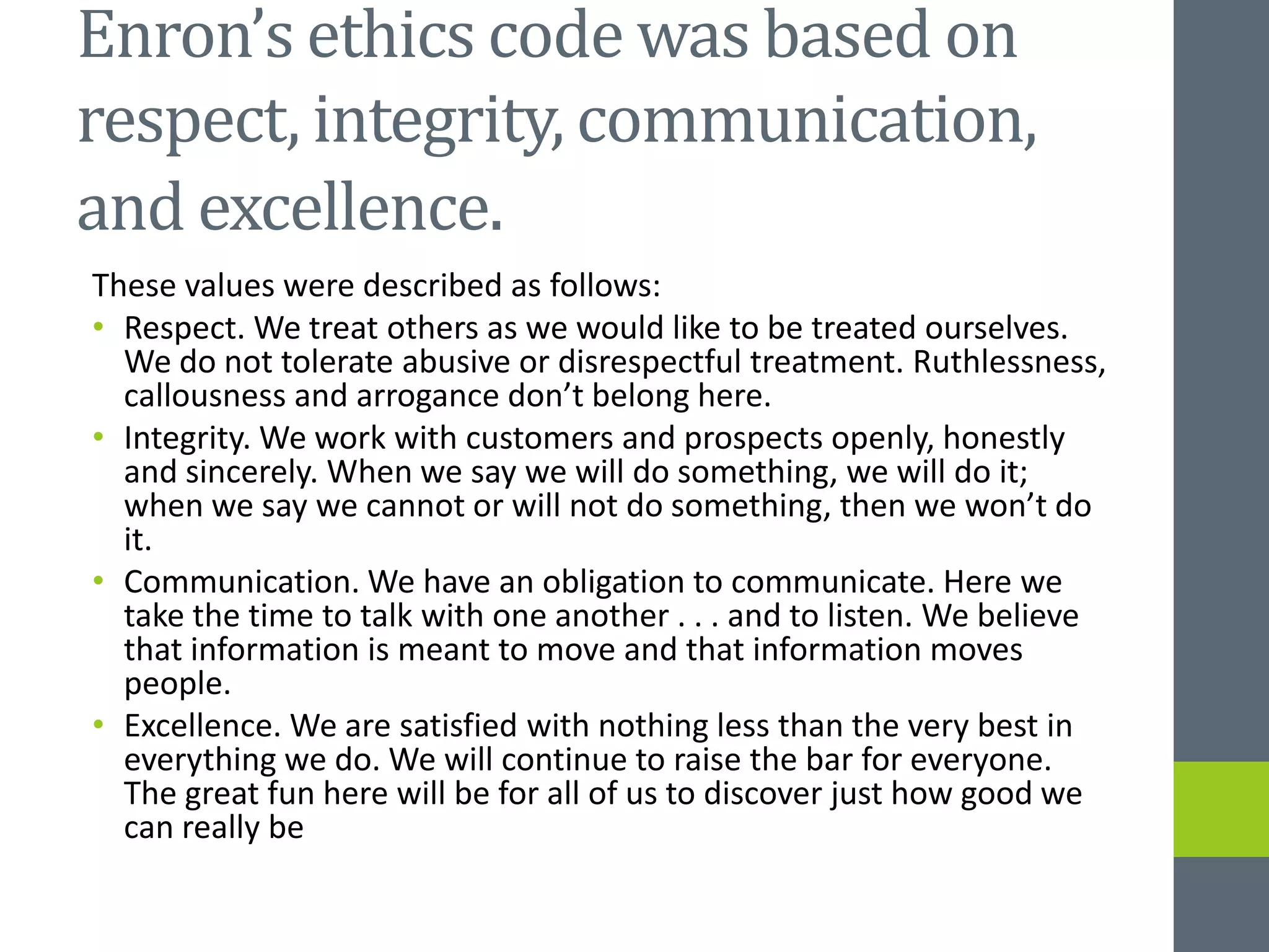 Enron scandal | PPTX