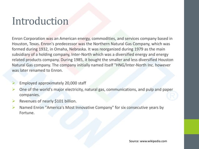 Enron scandal | PPTX