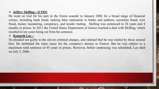 Enron scandal | PPTX