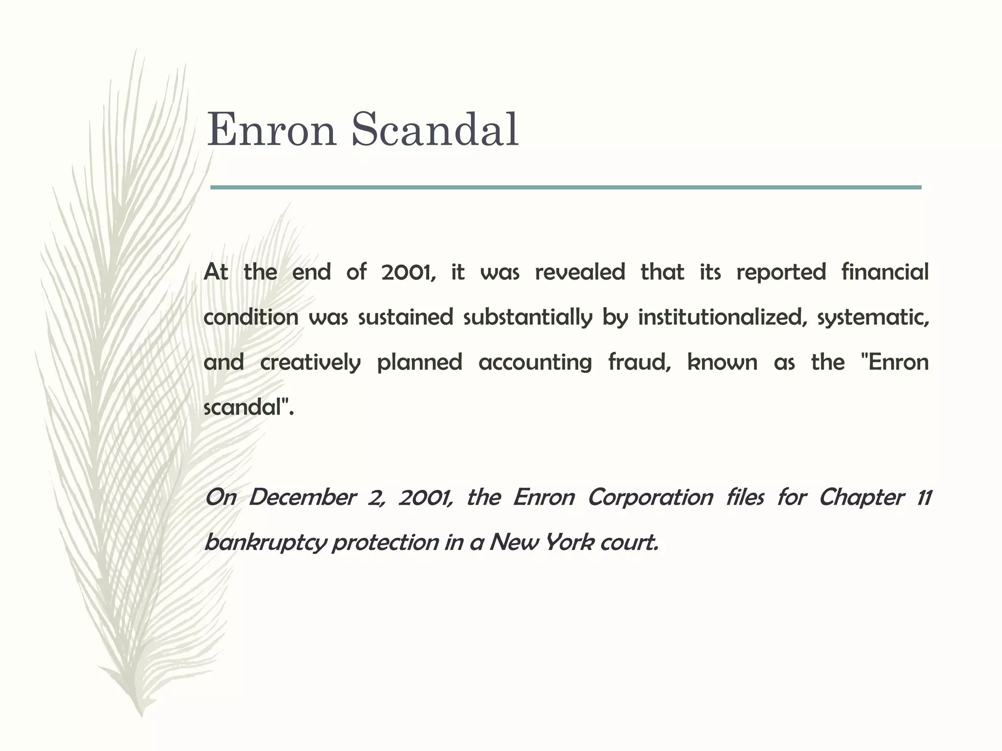 Enron Scandal " A Fundamental Case Study" | PDF