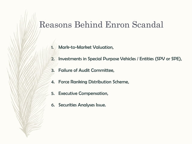 Enron Scandal " A Fundamental Case Study" | PDF