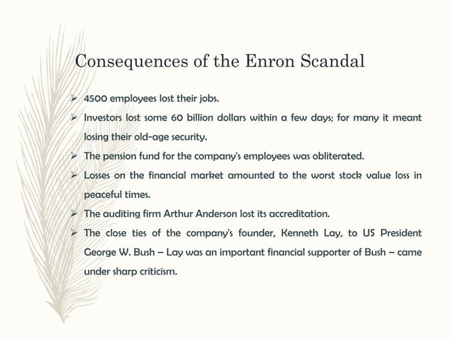 Enron Scandal " A Fundamental Case Study" | PDF