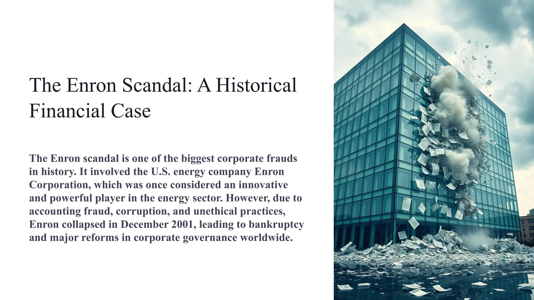 ENRON SCANDAL ppt.pptx which shakes the ground of your | PPTX