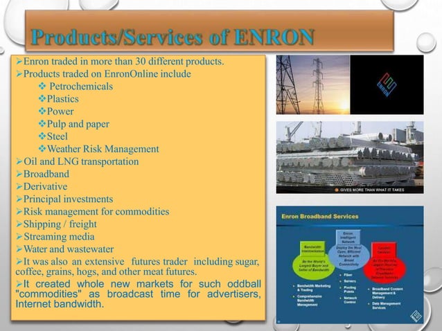Enron slide - Fraud | PPTX | Commodities | Economy