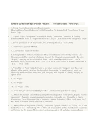 Enron sutton bridge power projec 2 | PDF