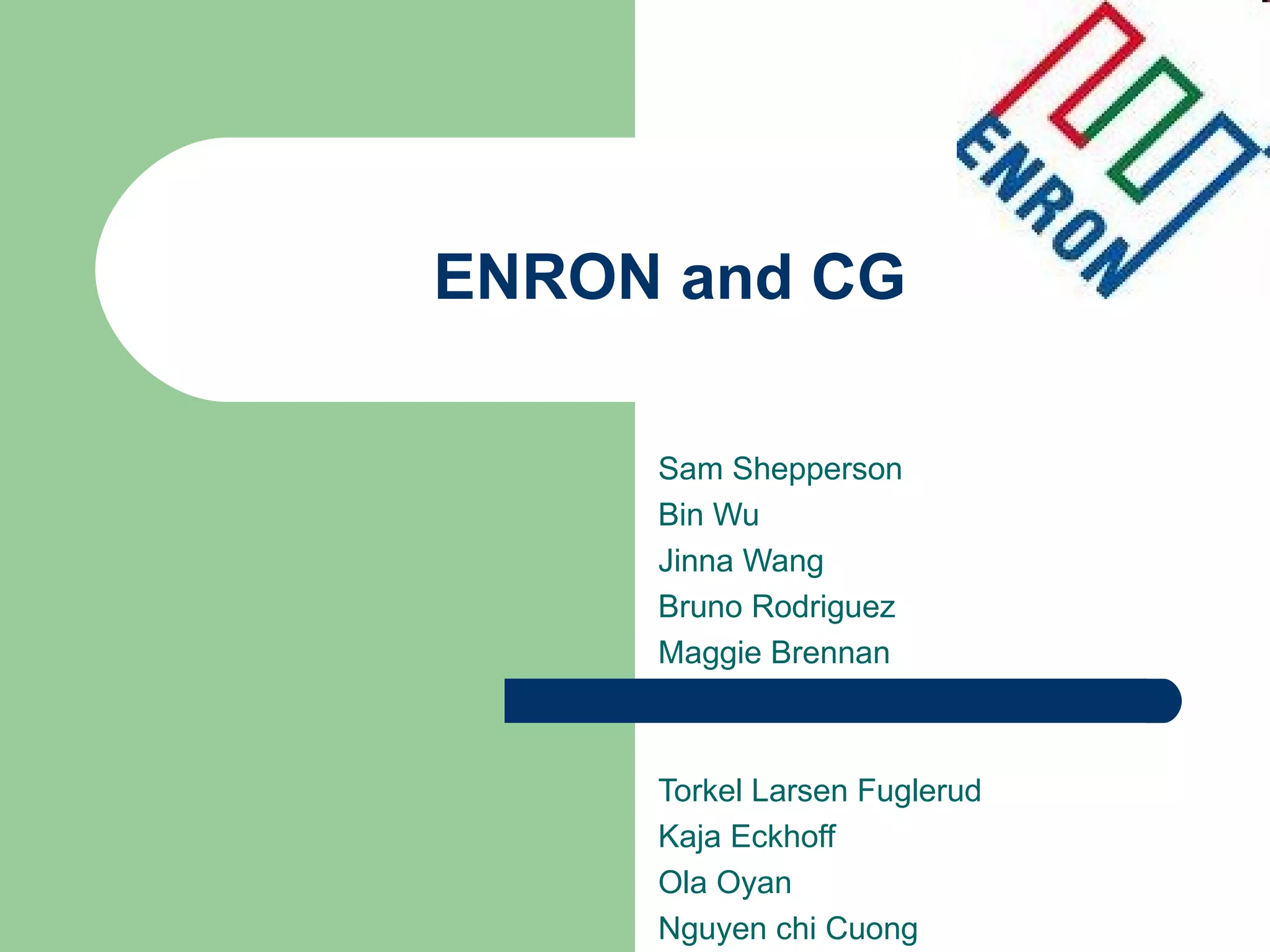 Enron work | PPT
