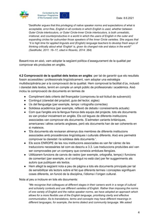 Enrope language policy, linguistic housekeeping, definitions and ...