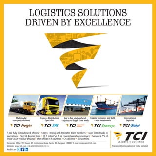 Enroute: Make In India & Digital India Perspective - TCI Logistics | PDF
