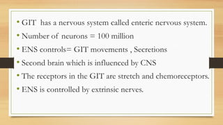 nerve supply of GIT | PDF