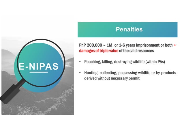 National Integrated Protected Areas System (NIPAS) Act and E (expanded) - NIPAS Act of the ...