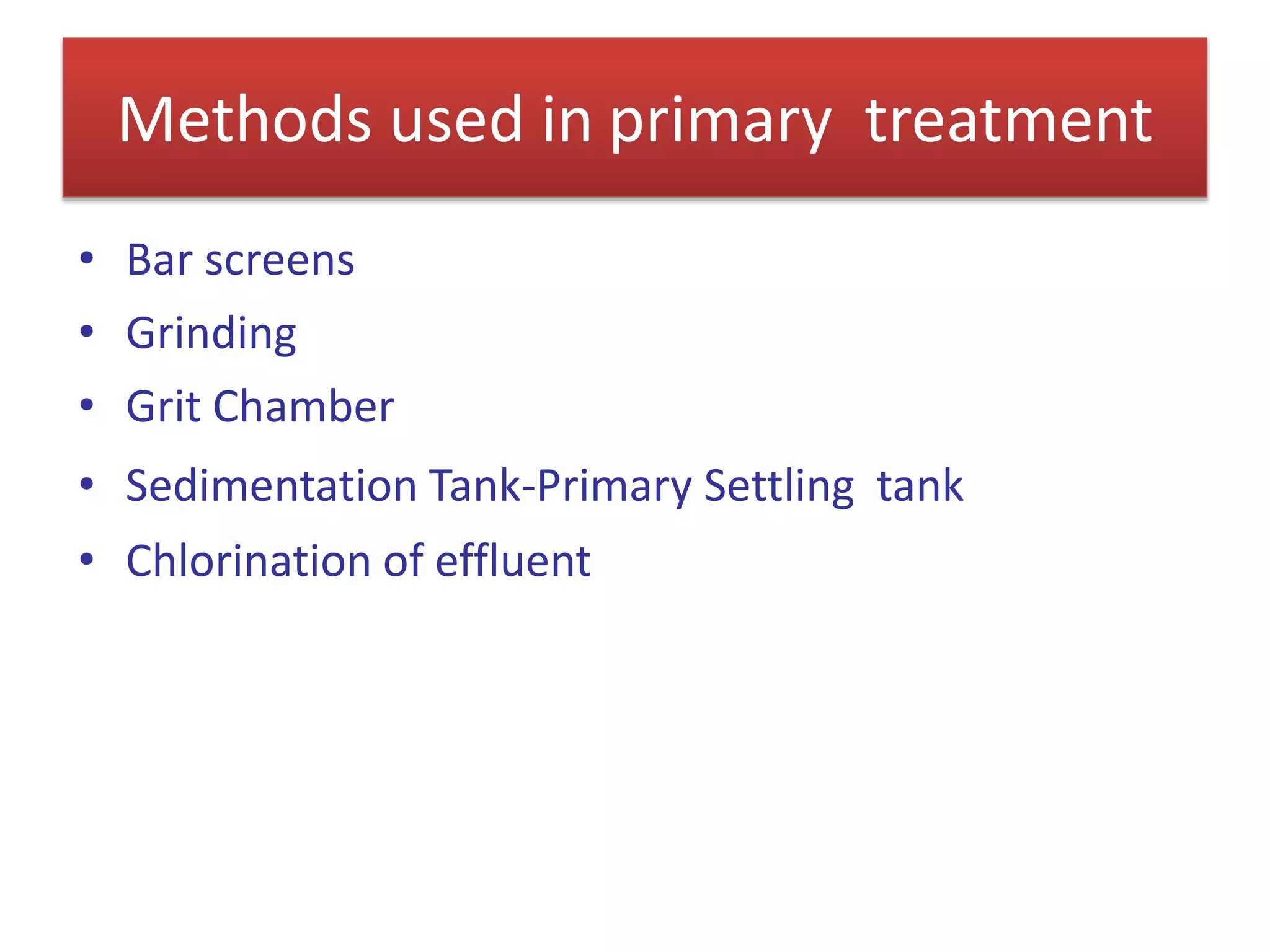 waste water treatment process | PPTX