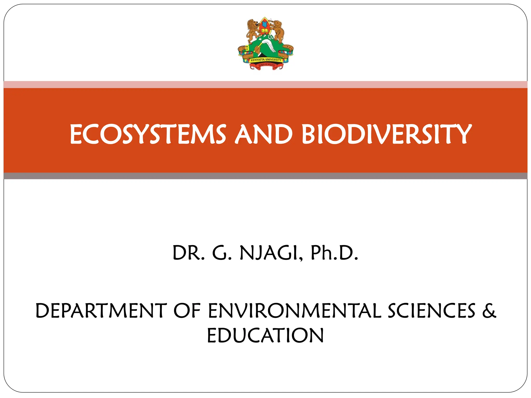 ENS 801 GLOBAL WARMING AND CLIMATE CHANGE- ECOSYSTEMS.ppt