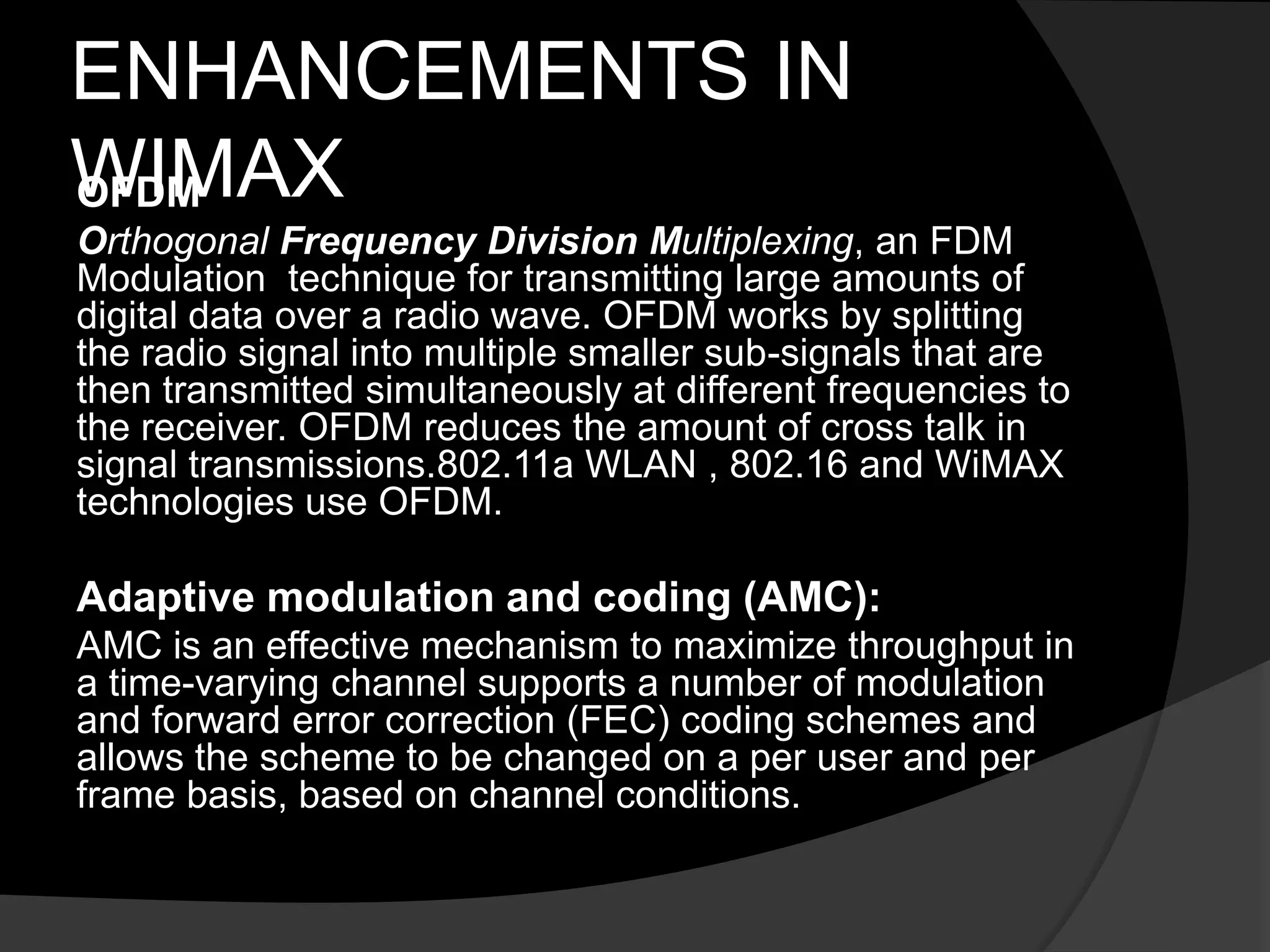 WiMax Technology | PPTX