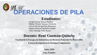 Operaciones de pila | PDF