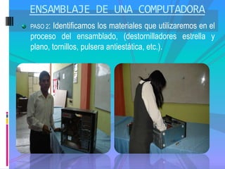 ENSAMBLAJE DE COMPUTADORAS | PPTX