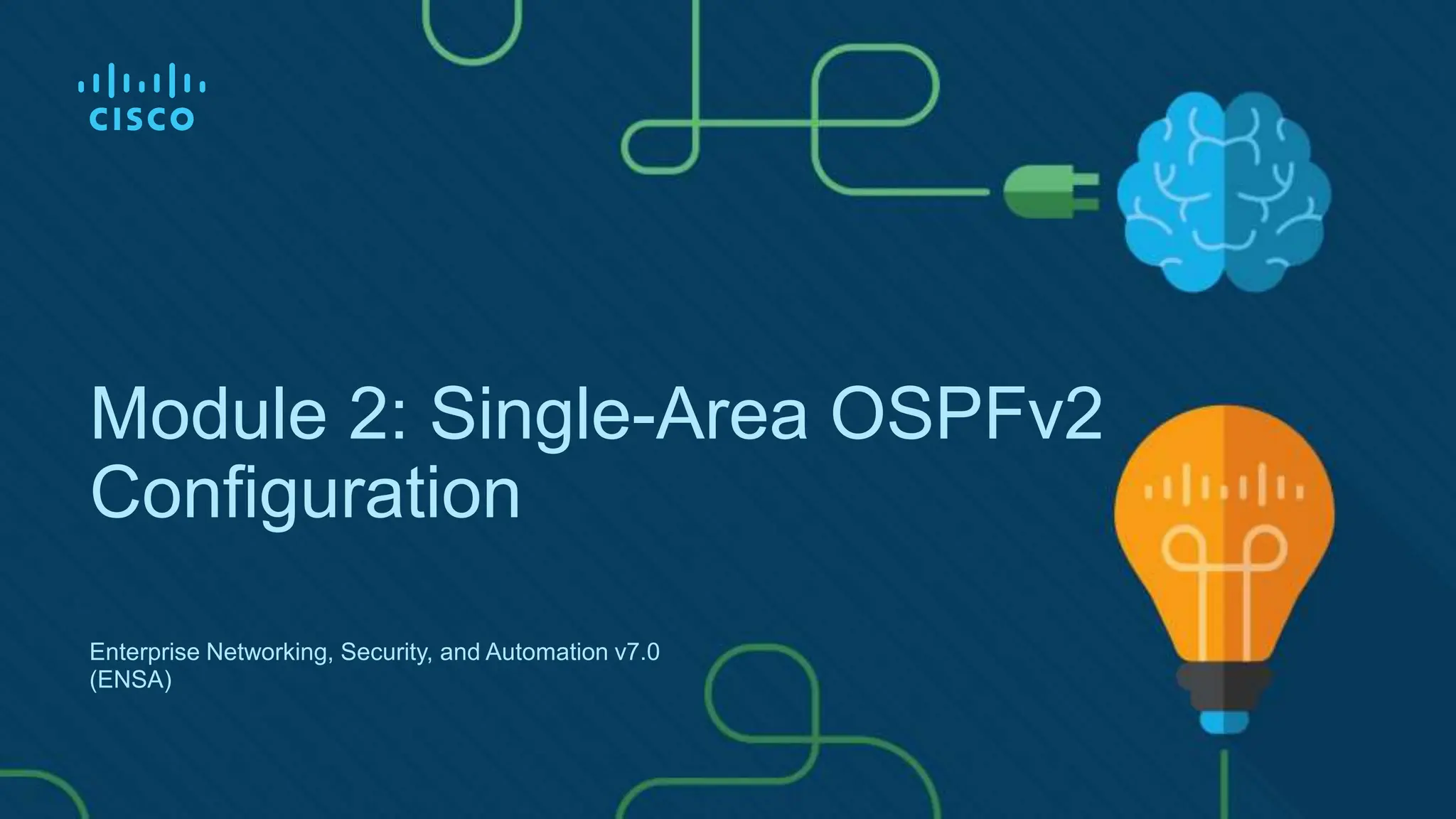 ENSA_Module_2 Packet Tracer - Single-Area OSPFv2 Configuration | PPTX