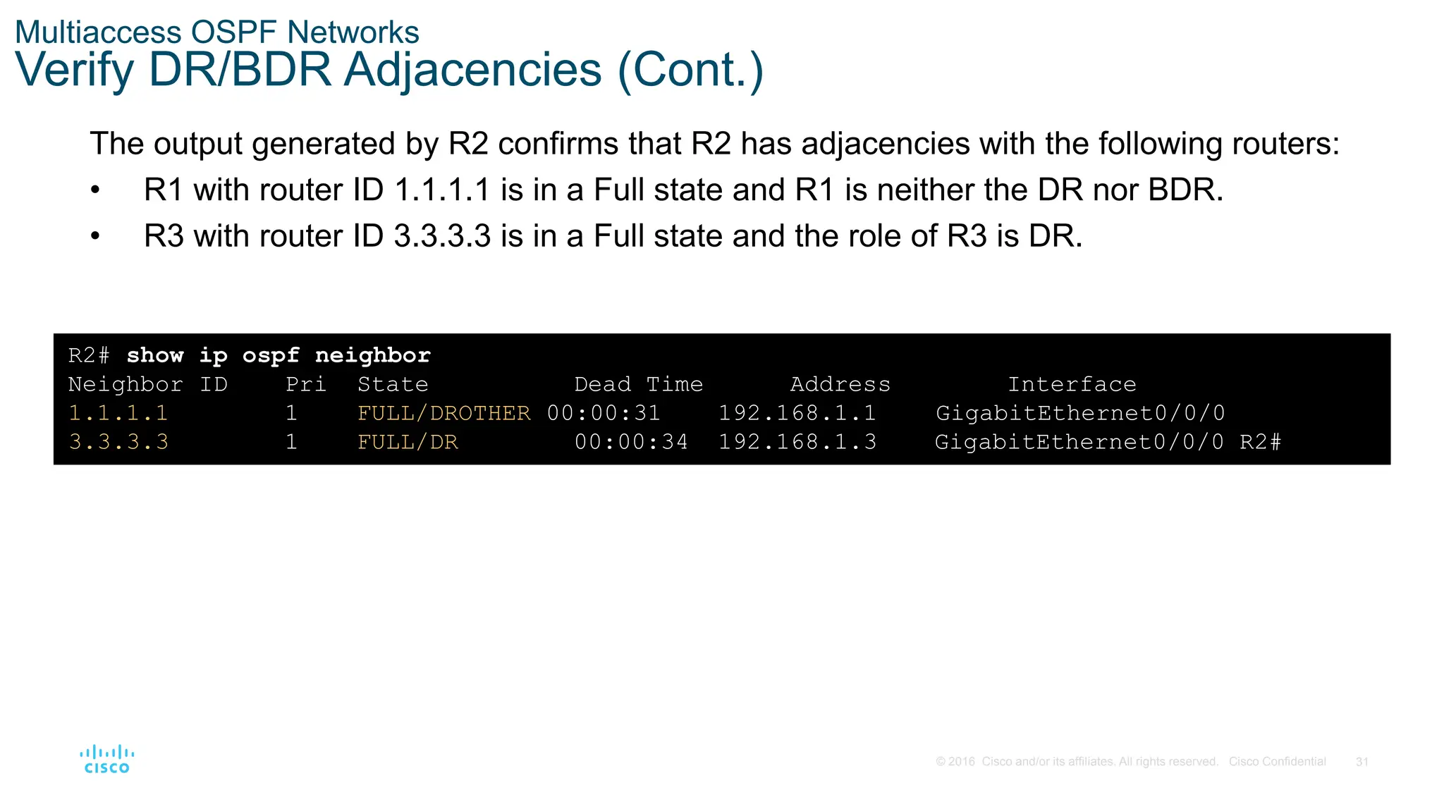 ENSA_Module_2 Packet Tracer - Single-Area OSPFv2 Configuration | PPTX | Operating Systems ...