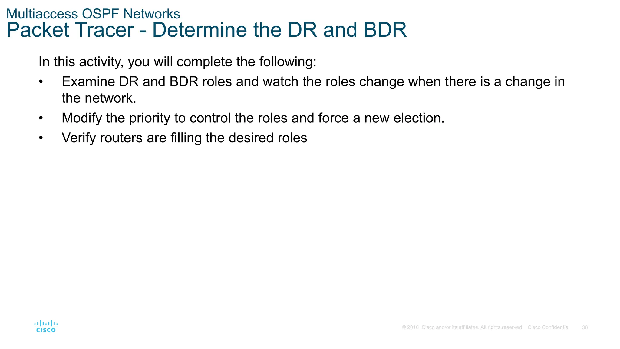 ENSA_Module_2 Packet Tracer - Single-Area OSPFv2 Configuration | PPTX | Operating Systems ...
