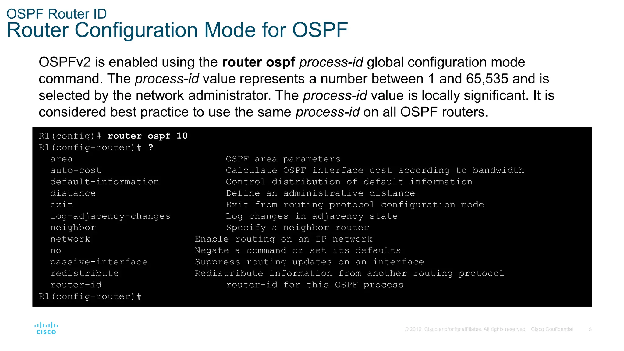 ENSA_Module_2 Packet Tracer - Single-Area OSPFv2 Configuration | PPTX
