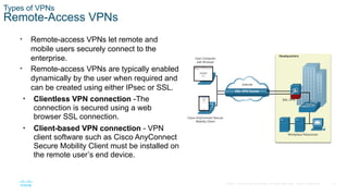 ENSA_Module_9 VPN NETWORK SITE TO SITE.pptx | Internet | Computing