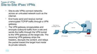 ENSA_Module_9 VPN NETWORK SITE TO SITE.pptx | Internet | Computing