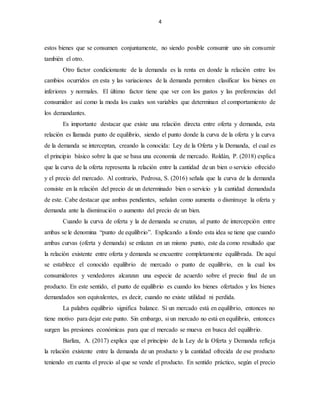 Ensayo- Oferta y Demanda. | DOCX