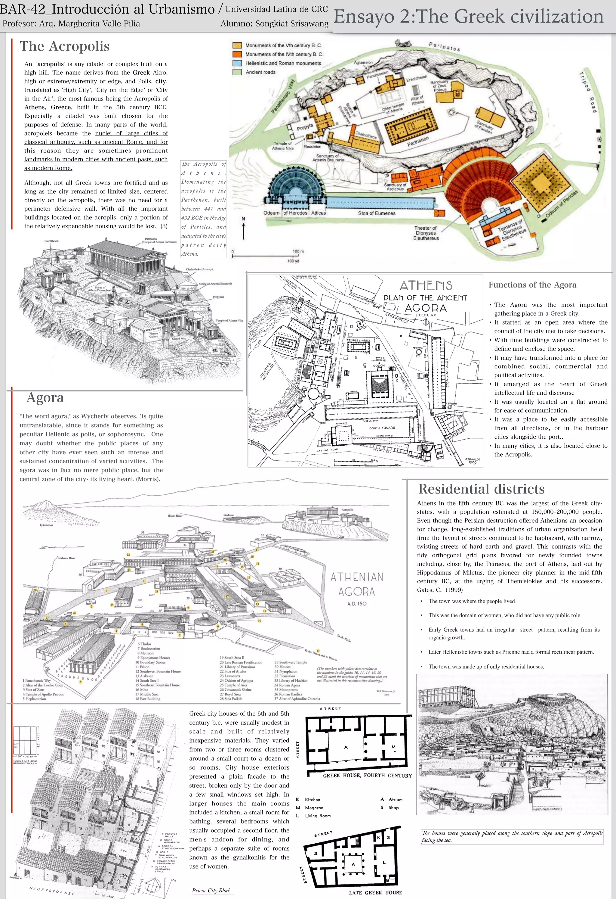 Ancient Greek Urban form essay | PDF