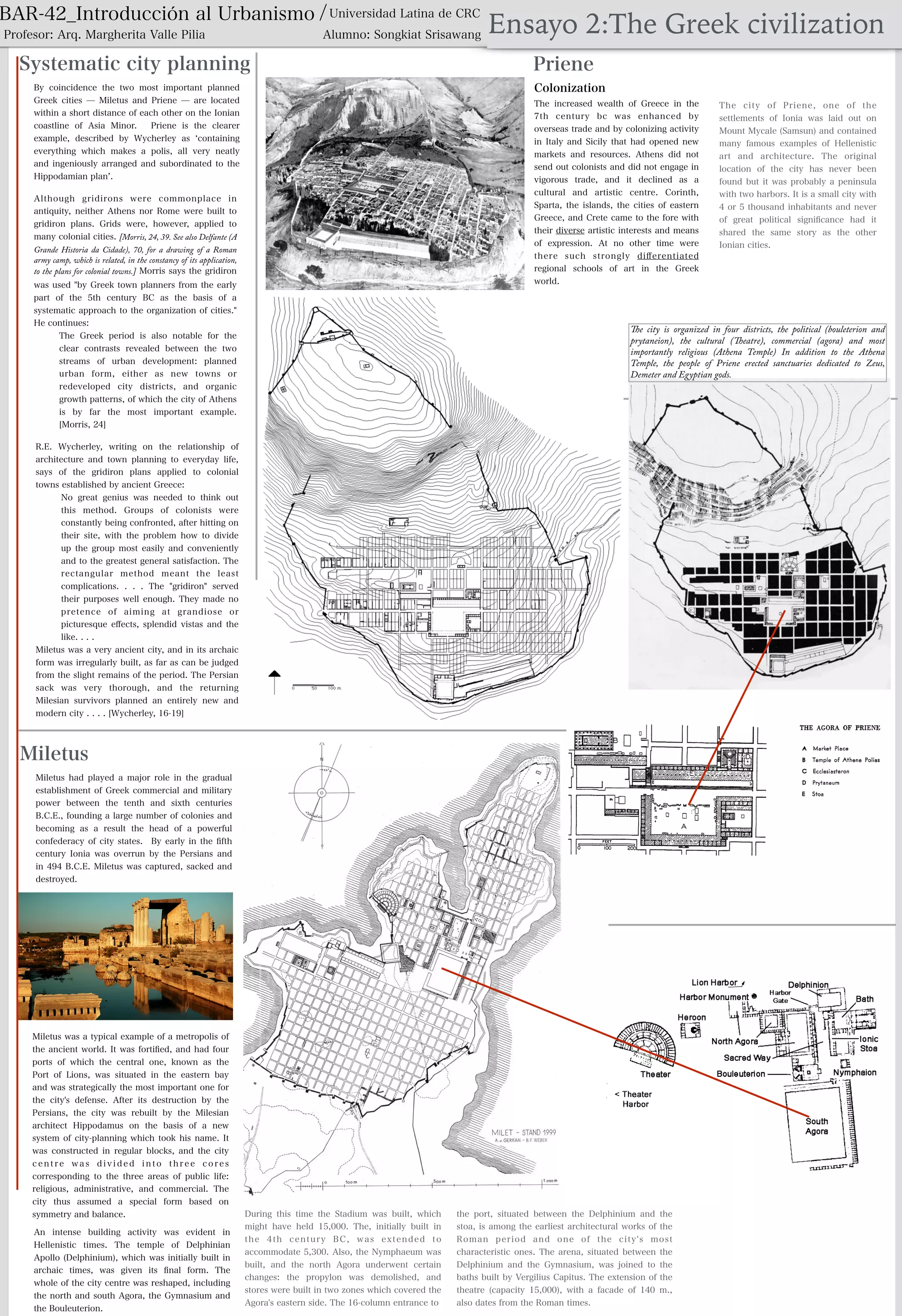 Ancient Greek Urban form essay | PDF