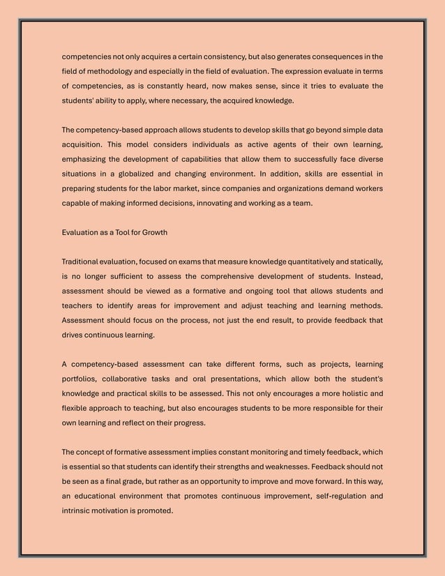 ENSAYO ARGUMENTATIVO.pdf de aprendizaje, competencias y evaluación | PDF | Educational ...