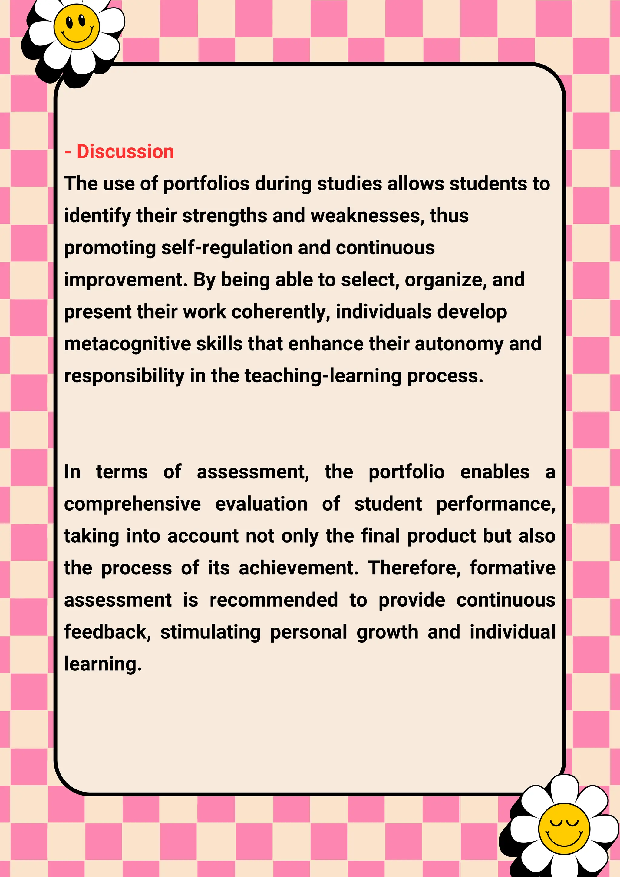 The Portfolio. Learning, Competencies and Evaluation | PDF