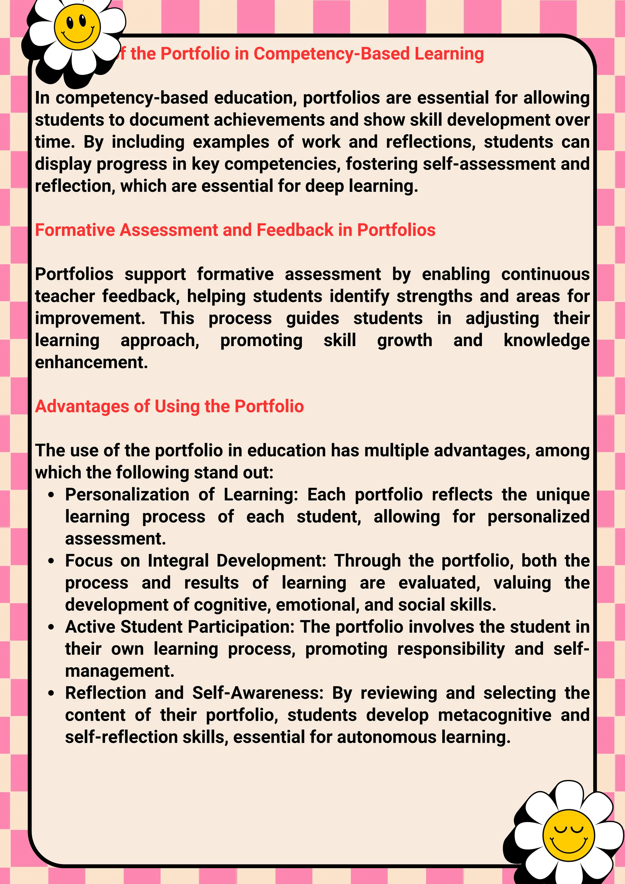 The Portfolio. Learning, Competencies and Evaluation | PDF