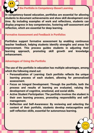 The Portfolio. Learning, Competencies and Evaluation | PDF