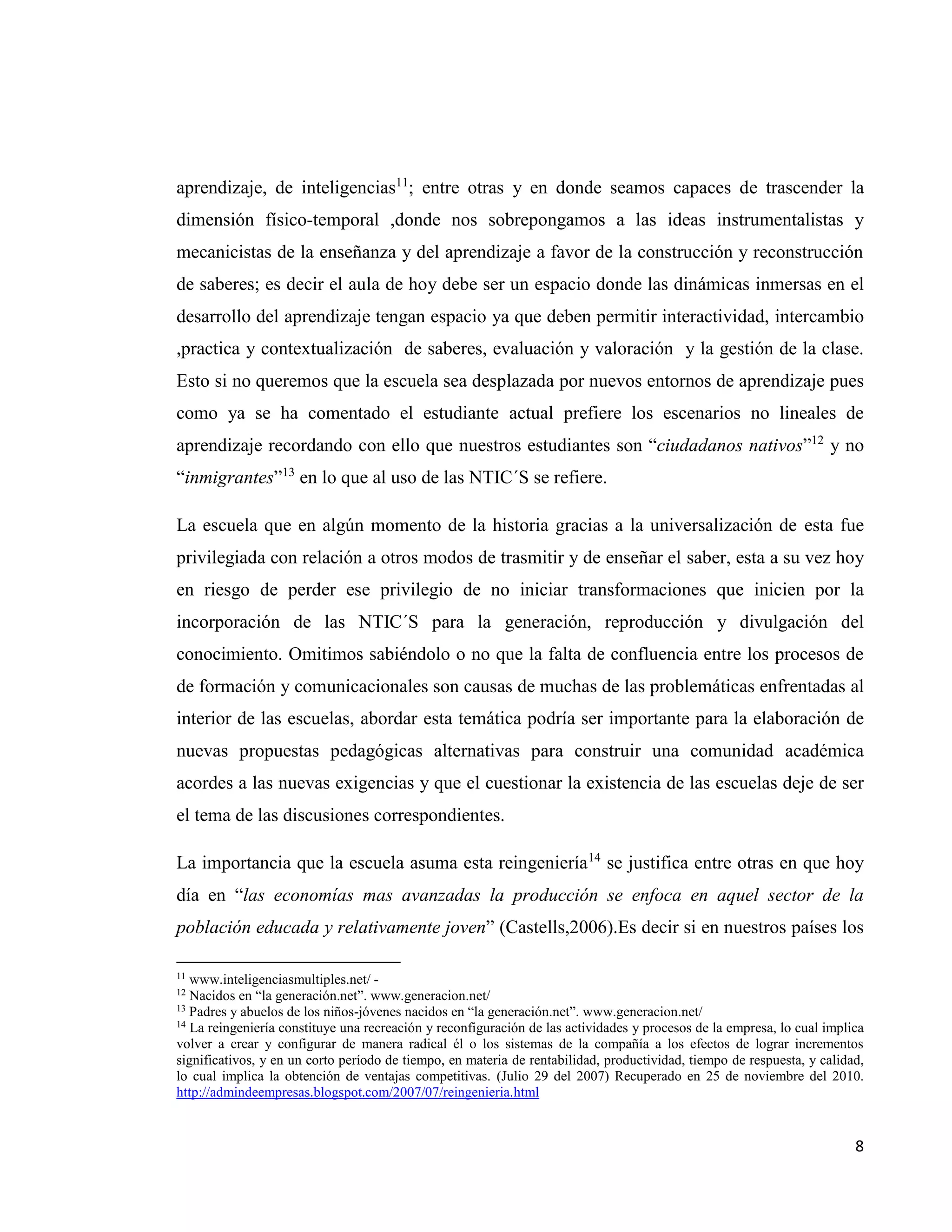 Lectura lineal, lectura hipertextual, escuela y sociedad. | PDF