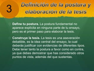 Ensayo de Argumentación | PPTX