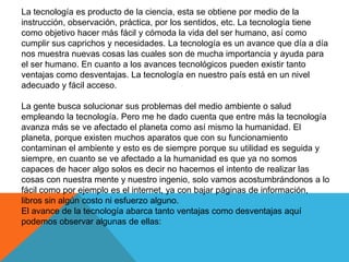 Ensayo de la tecnologia | PPTX