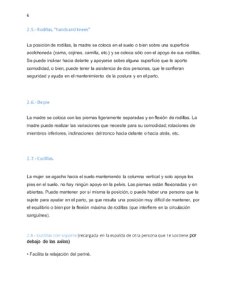 Ensayo de parto vertical | DOCX