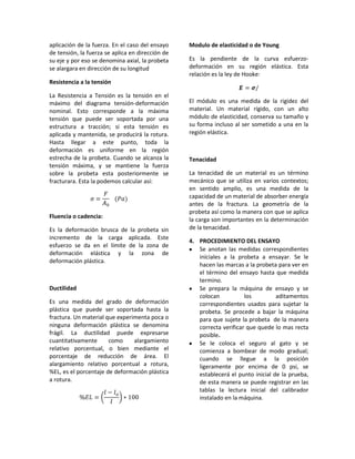 Ensayo de tensión | DOCX