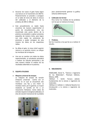 Ensayo de tensión | DOCX