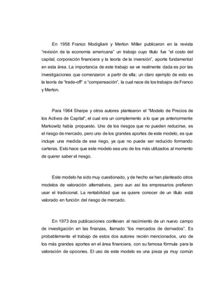 Historia de las finanzas. Ensayo | PDF