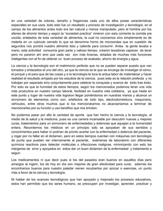 Ensayo influencia de la ciencia y la tecnologia en la sociedad | DOCX