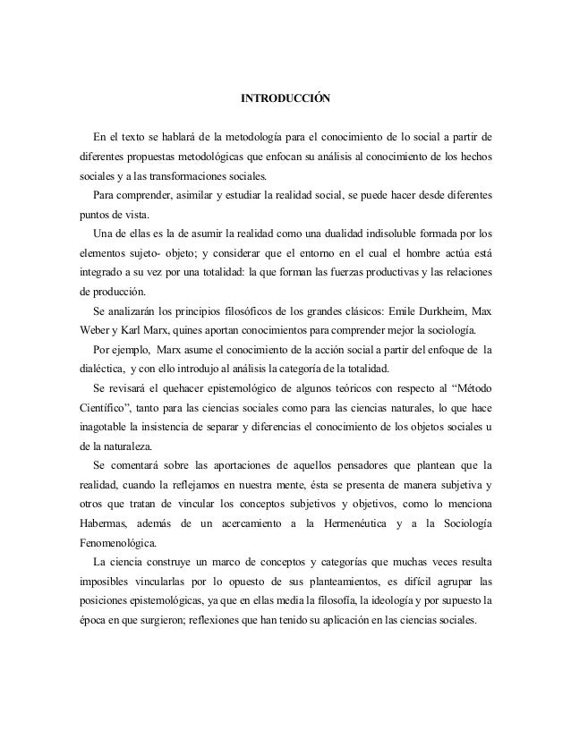Ejemplo De Una Introduccion