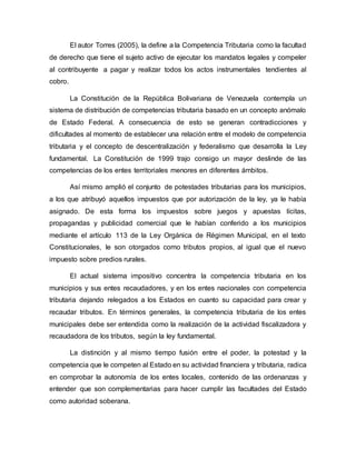 Ensayo sobre la Potestad Tributaria. María Fabiana Quiles | DOCX