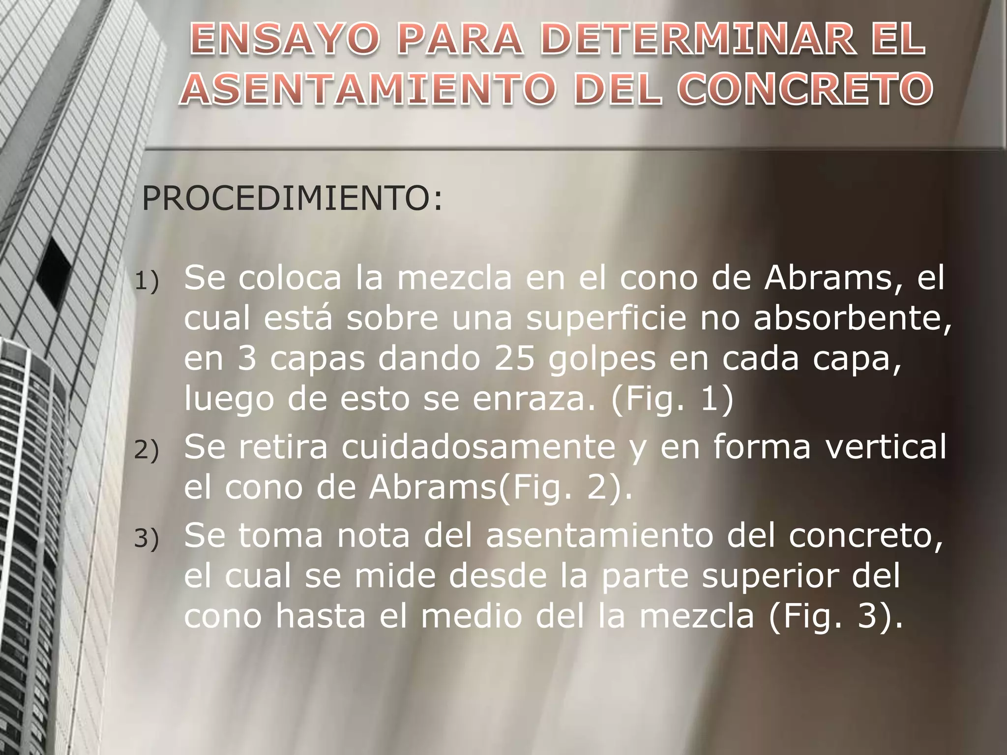 Ensayos de cemento y concreto fresco | PPTX