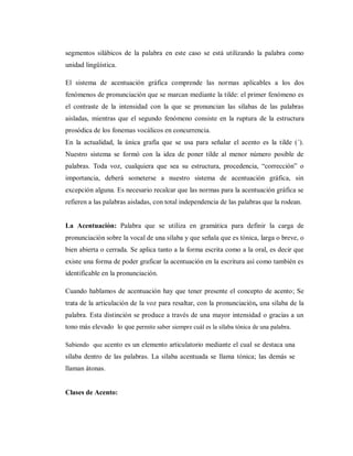 Ensayo sobre Ortografía: La Acentuación Castellana | PDF