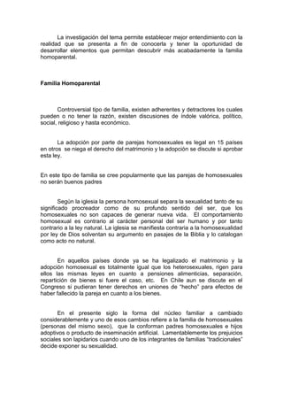 Ensayo tipologia de familias | PDF