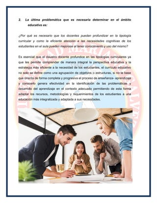 ENSAYO TIPOS DE CURRICULO GABRIELA CALIX | PDF